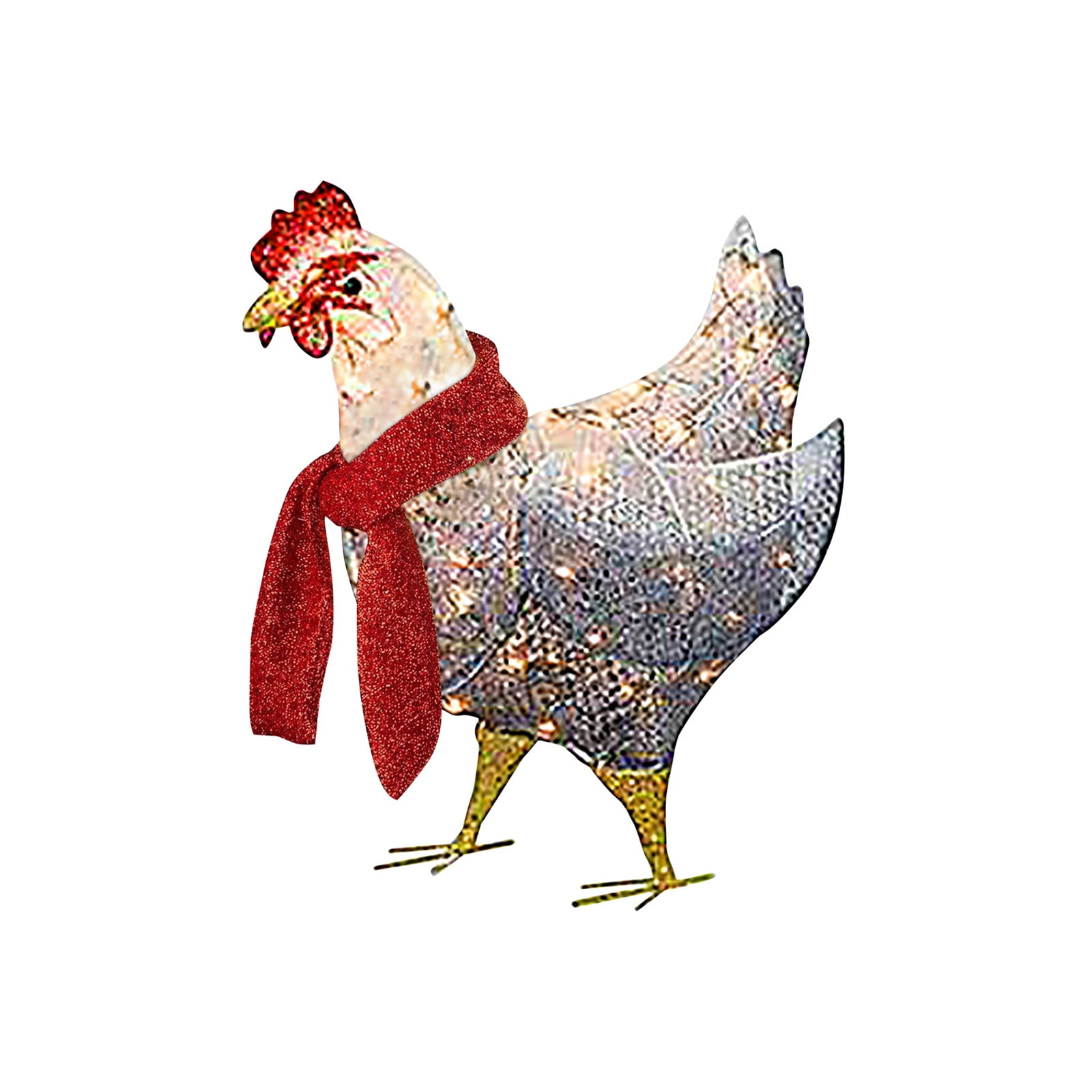 Ornaments Light Bulb Chickens