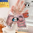 Farfi Card Holder with Lanyard Detachable Cartoon Pendant Clear Visible ...