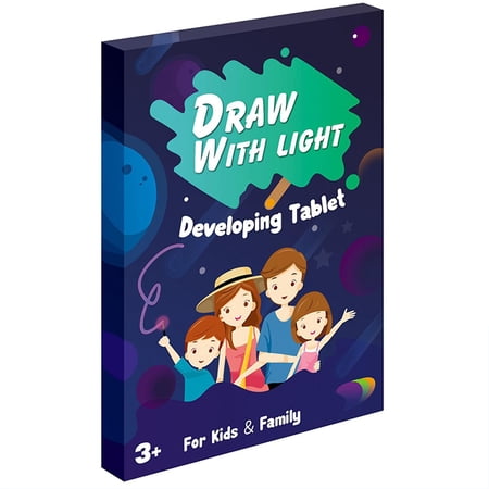 Magic Light Drawing Pad Light Up Drawing Fun Developing Toy Draw ...
