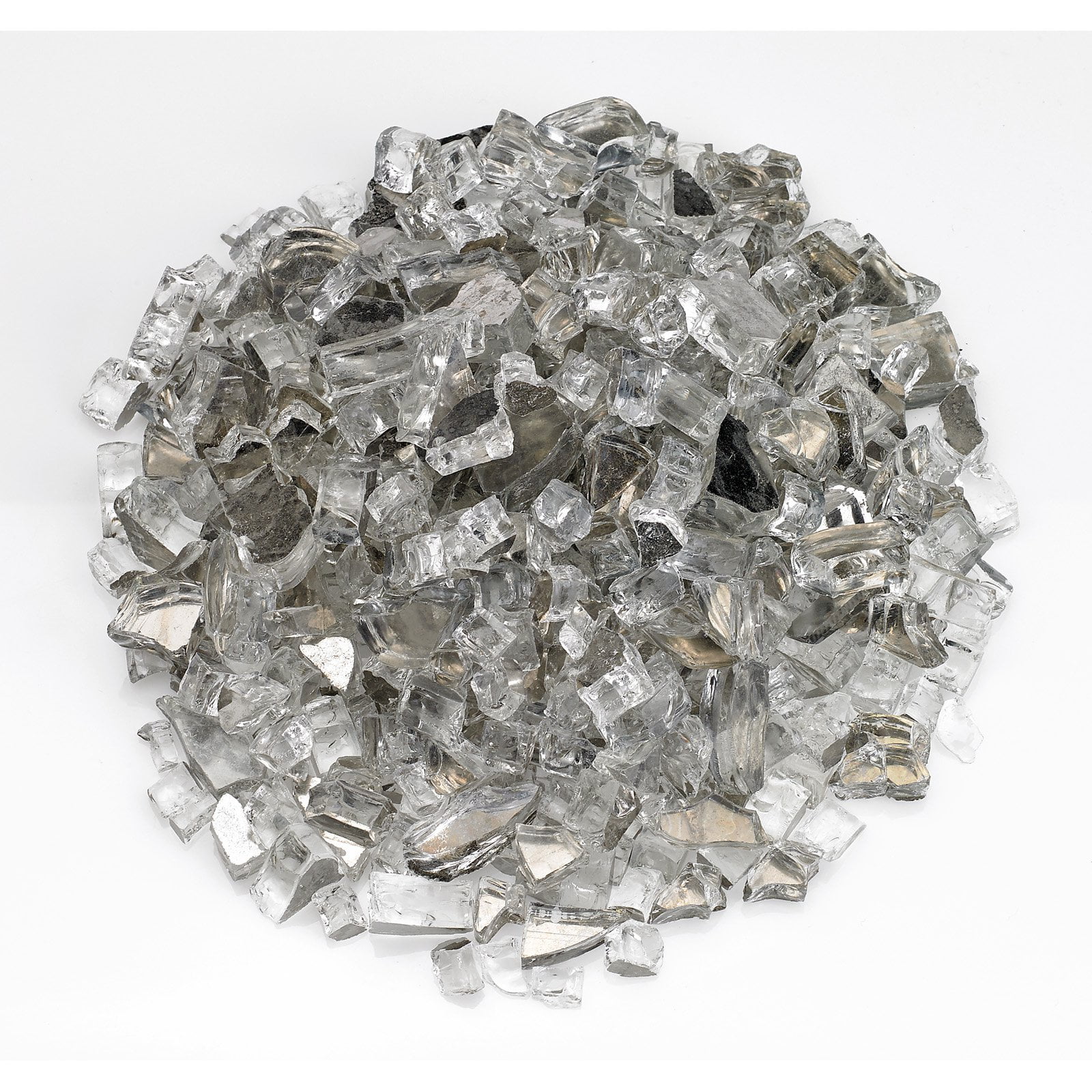 American Fireglass Reflective Fireglass - 10 lbs - Walmart.com ...