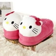 Winter foam couple pink red KT Cat super soft female round viscose toe ...