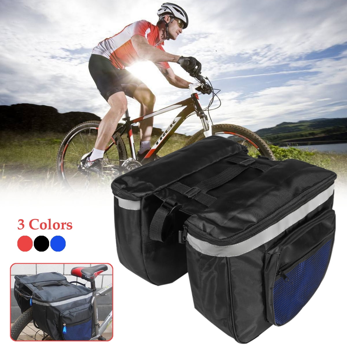 Click here for Generic 20l Bicycle Rear Seat Bag Rack Seat Saddle... prices
