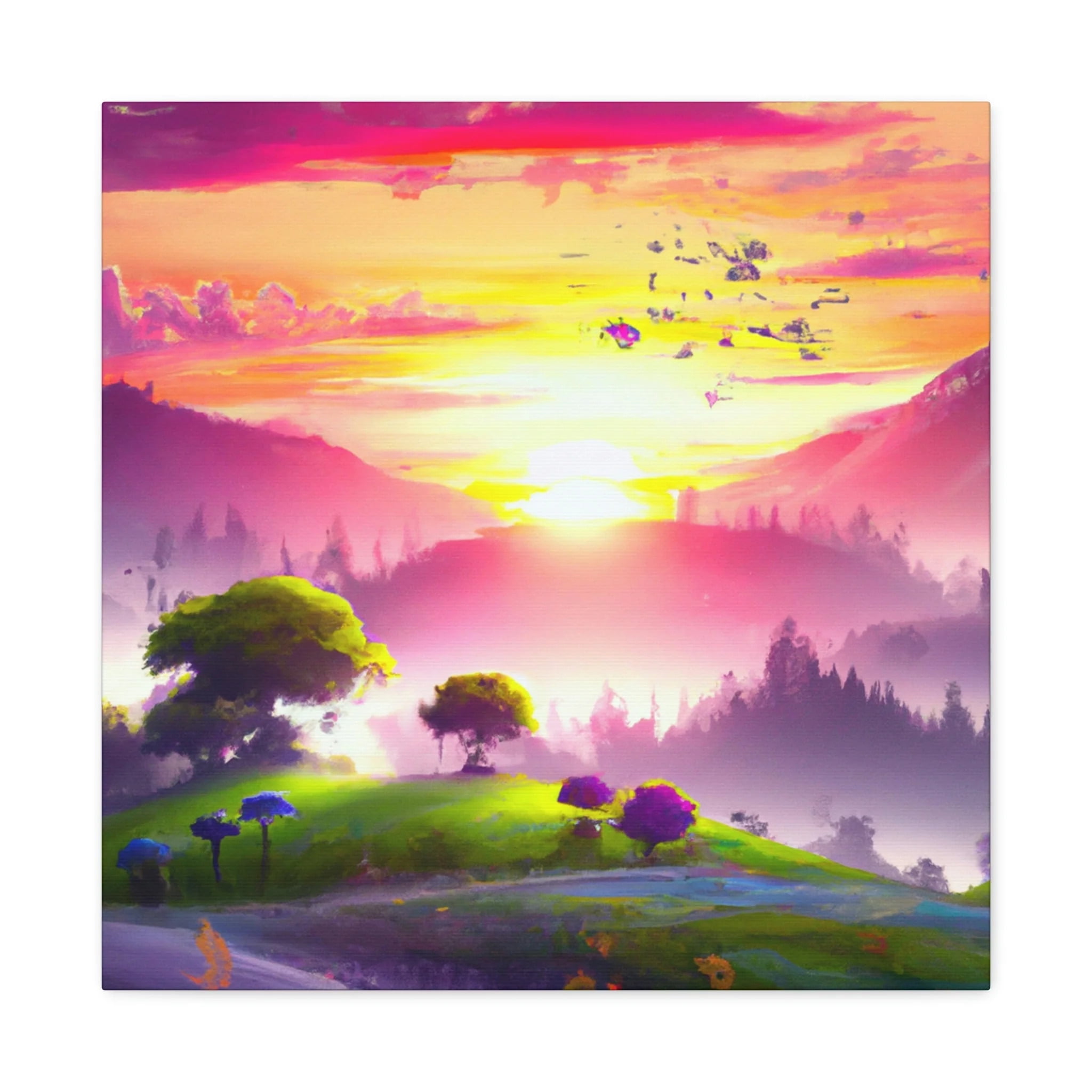 Majestic Mountain Splendor - Canvas - Walmart.com