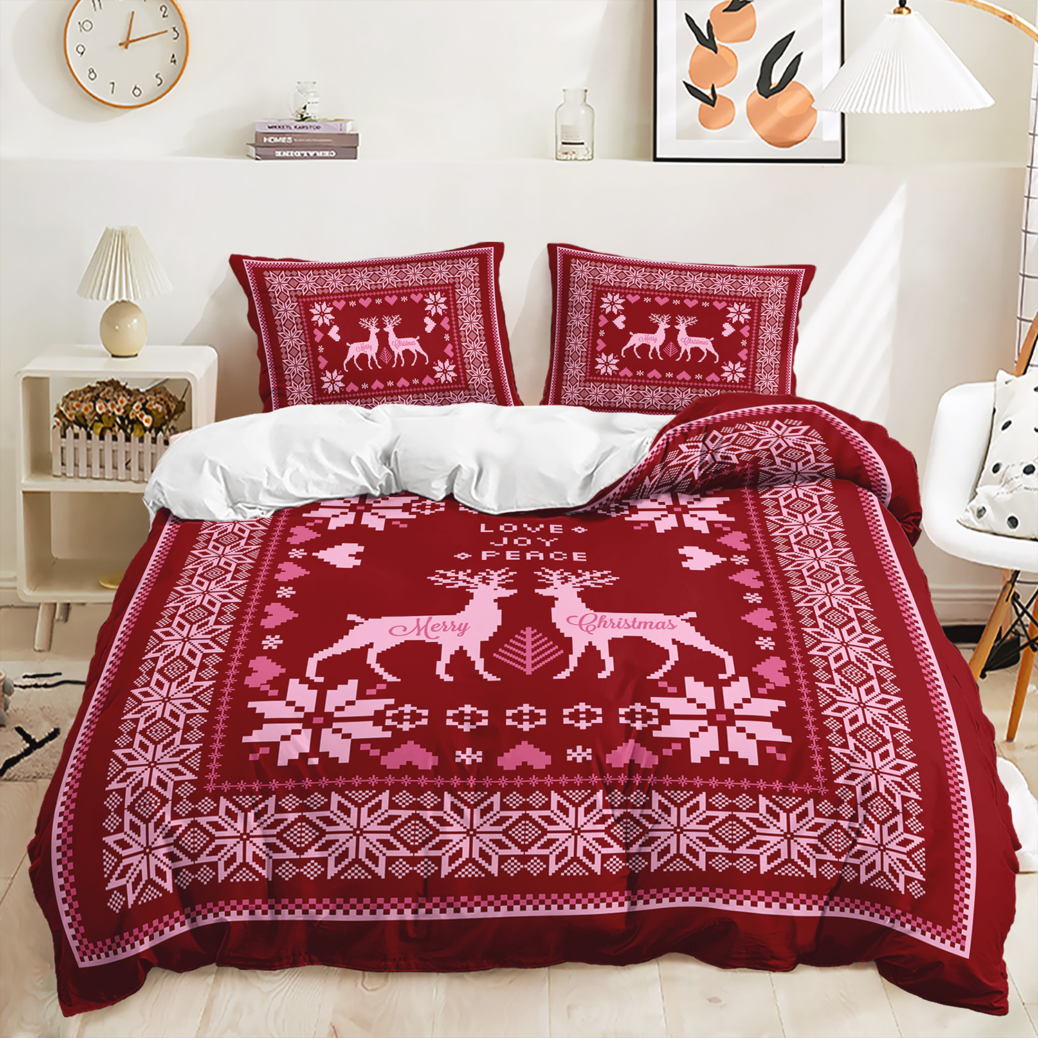 Hosima 3-piece 3D Digital Printed Duvet Cover Full Size Children's And ...