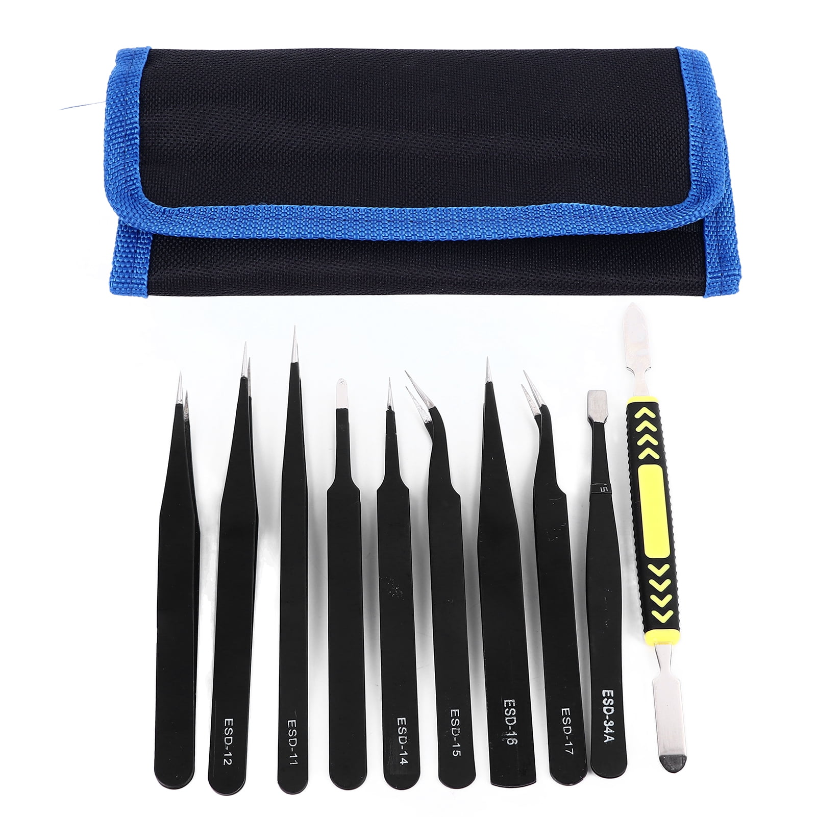 Juego de 10 pinzas para manualidades, kit de pinzas para soldar con ...