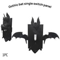 Bat-Themed Wall Decor with Adjustable Switch Panels for Unique Party ...