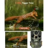 KJK Trail Camera WiFi 4K 64MP with 64GB Memory Card, Game Camera with ...