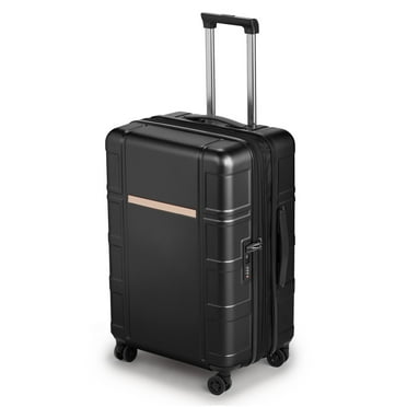 Zimtown 24" Checked Luggage, Expandble Hardside Suitcase with Spinner ...