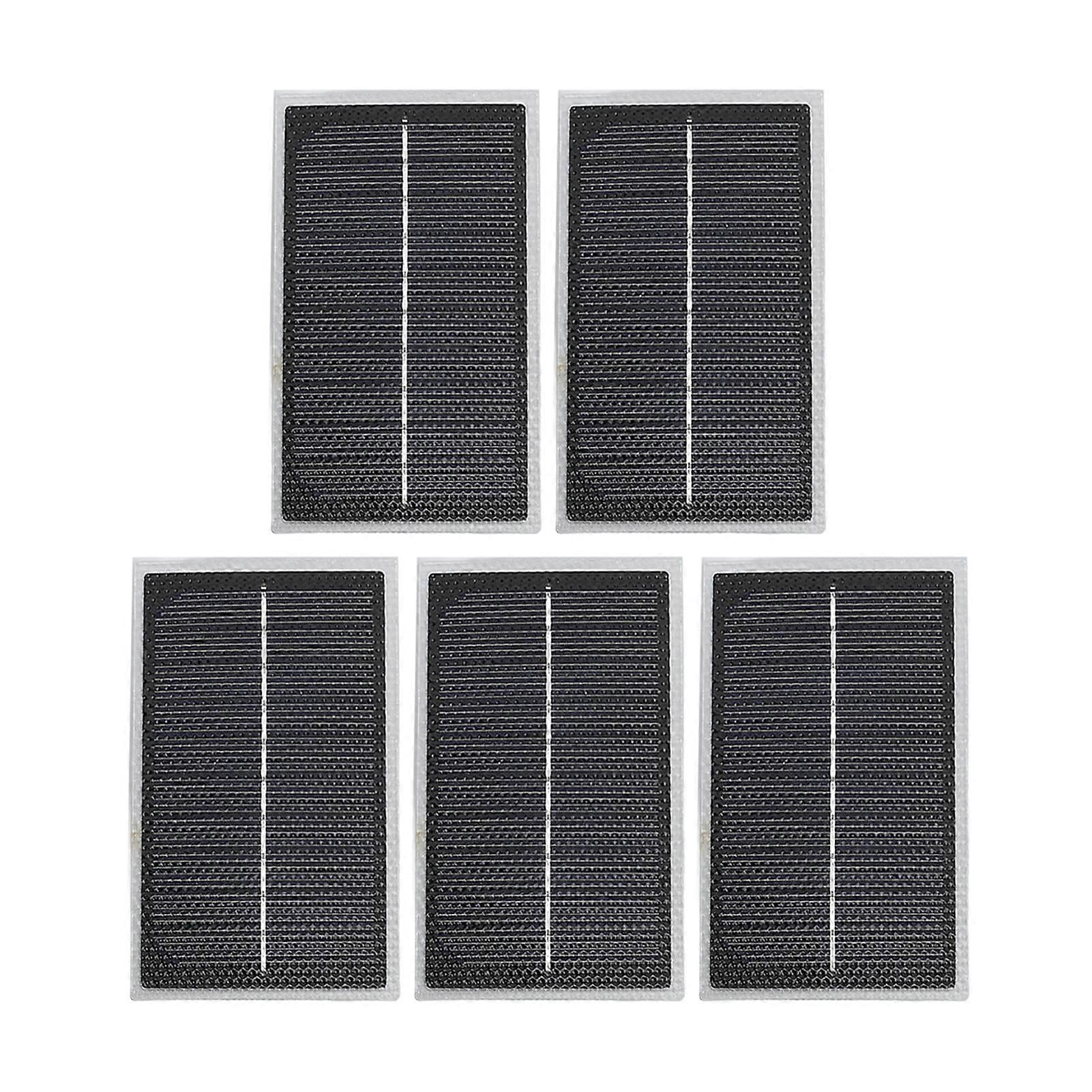 5 Pack Professional Small Monocrystalline Silicon Solar Panels DIY Kits ...