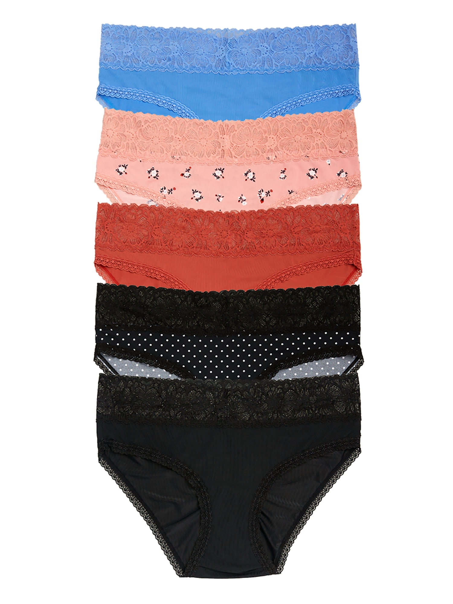 No Boundaries 5 pack Micro Cheeky - Walmart.com