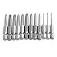 12Pcs/Set 50mm 1/4 Inch Hex Shank Magnetic Phillips Cross Screwdriver ...
