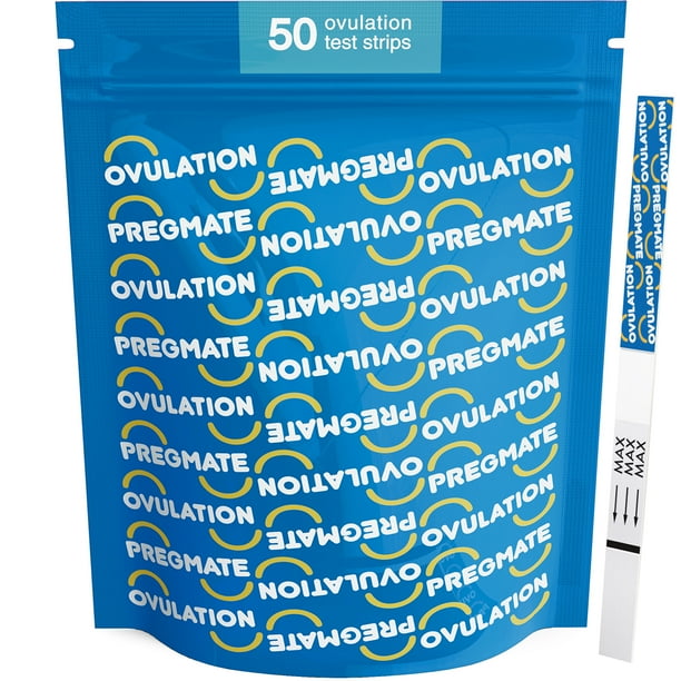 Pregmate 50 Ovulation Test Strips with Numeric LH Result Quantitative ...