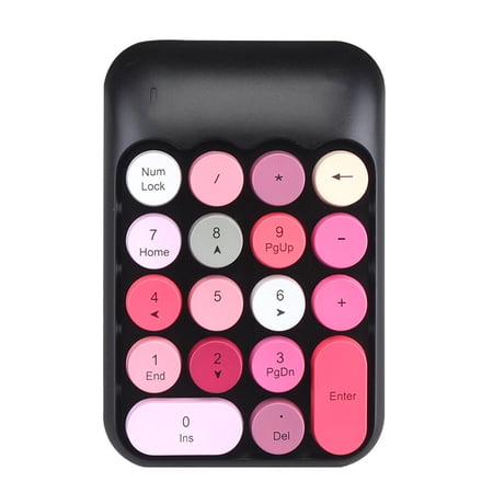 Mini Keyboard 18-buttons 2.4G Wireless Ergonomic wireless mini keyboard ...