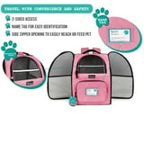 PetAmi Deluxe Pet Carrier Backpack, Pink - Walmart.com