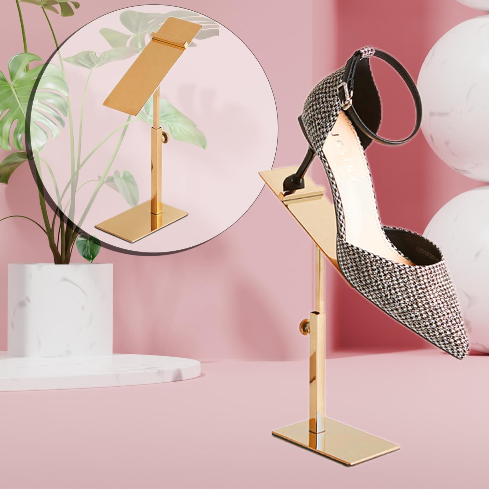 Modern Shoe Riser Sandal Shoe Store for shoe Stand Rack , Rose ...