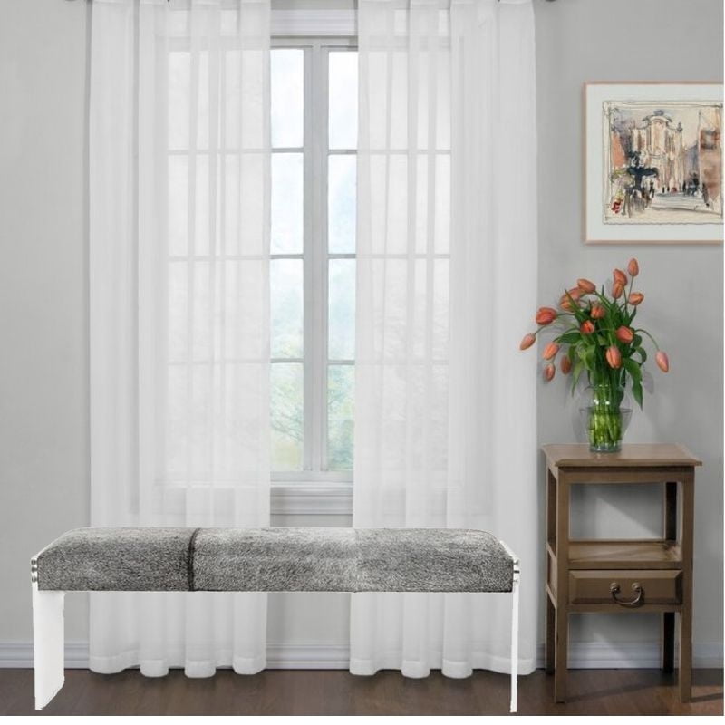 Click here for Take Me Home Furniture Maudie Bench  Acrylic Bench... prices