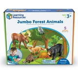 Learning Resources Jumbo Forest Animals - 5 Pieces, Boys and Girls Ages ...