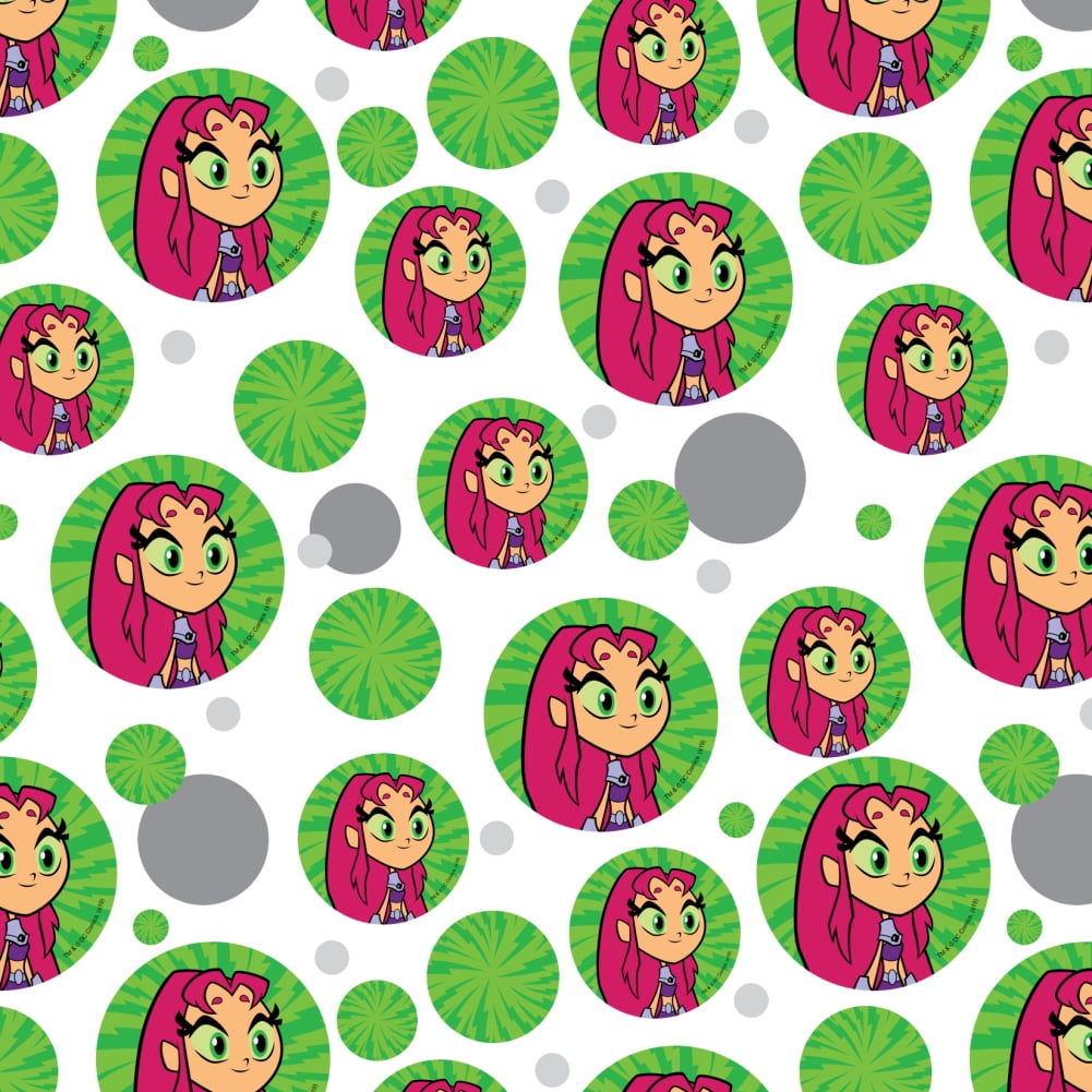 Teen Titans Go! Starfire Premium Gift Wrap Wrapping Paper Roll ...