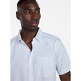 George Men's and Big Men's Button Up Performance Shirt with Short ...