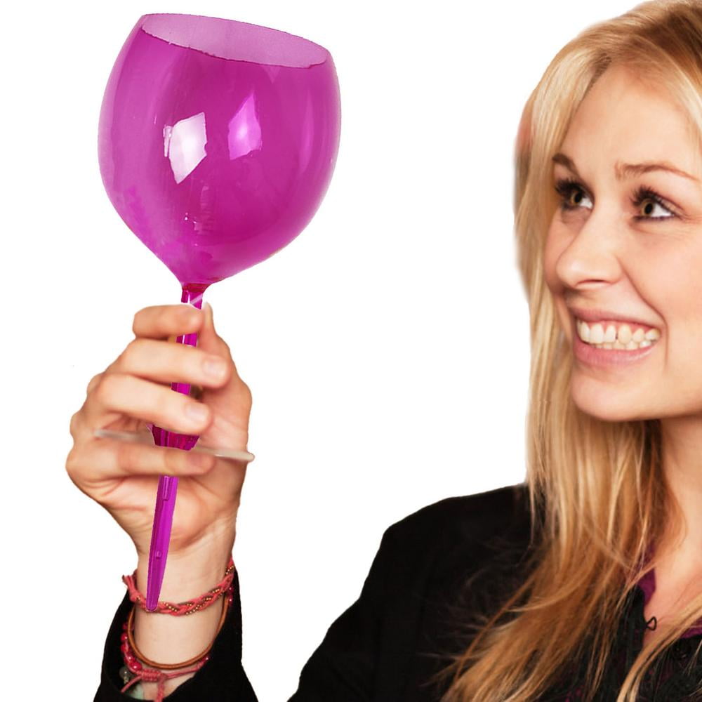 Tohuu Floating Wine Glass for Pool Shatterproof Poolside Wine Glass ...