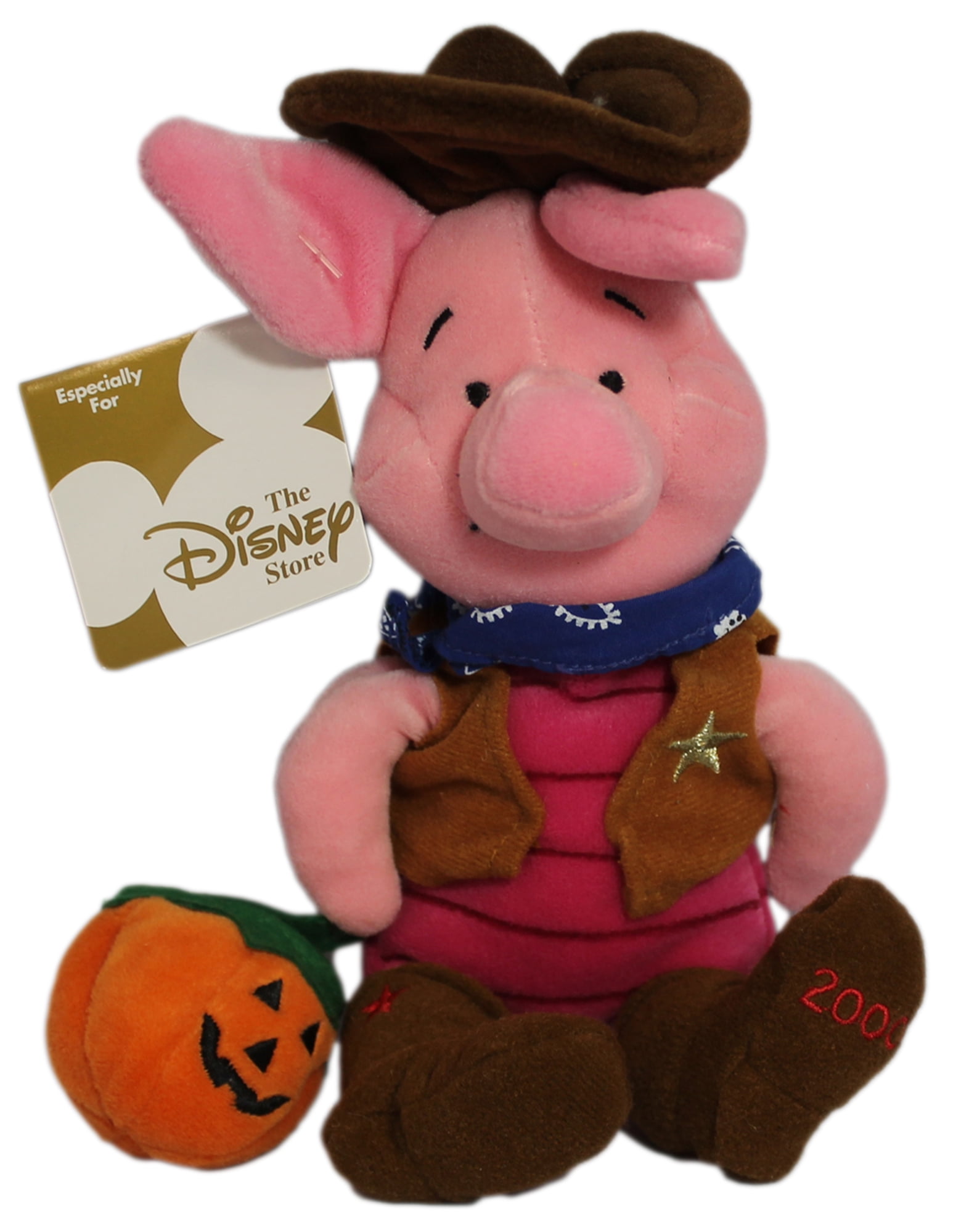 Disney Plush: Cowboy Piglet | Stuffed Animal - Walmart.com