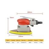 Pneumatic Sander Polishing Machine Tool 90 * 130 Triangle Car Interior ...