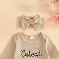 Ccpelsie Newborn Baby Girl Romper Flower Fall Winter Clothes Waffle ...