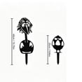 AuroraX Metal Bird Garden Stakes Metal Bird Yard Silhouette 5 Piece Set ...