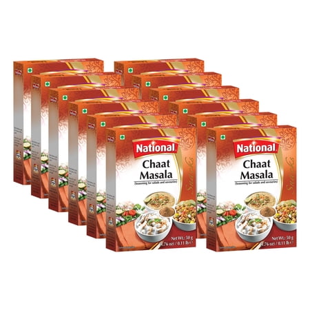 National Foods Chaat Masala Seasoning Mix 1.76 oz (50g) | Spice Powder ...