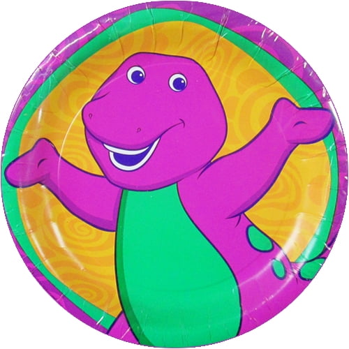 Barney Vintage 2002 Small Paper Plates 8ct Walmart barney-vintage-2002-small-paper-plates-8ct-walmart