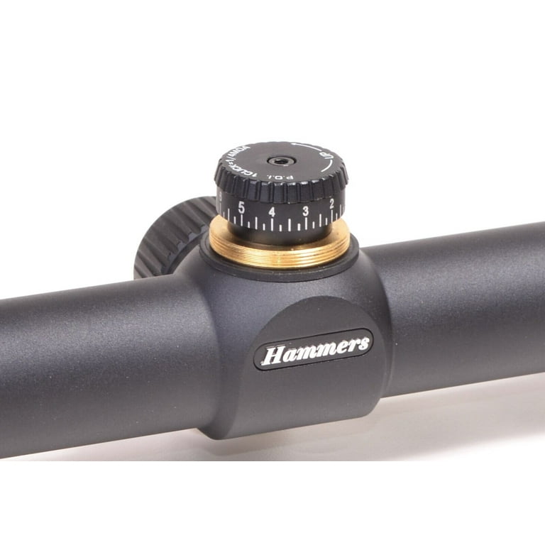 Mil Dot Reticle Scope 4-12x40 AO Rifle Scope - Stainless Silver Chrome ...