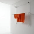 CKPFVY Wall Mounted Clothes Pulley Clothes Airer Wall Vertical Drop ...