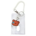 Farfi Card Holder with Lanyard Detachable Cartoon Pendant Clear Visible ...