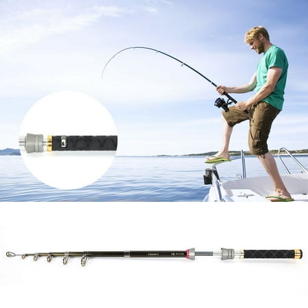 Fishing Pole Fish Pole Short Fish Pole Protable Ultralight Carbon Fiber ...