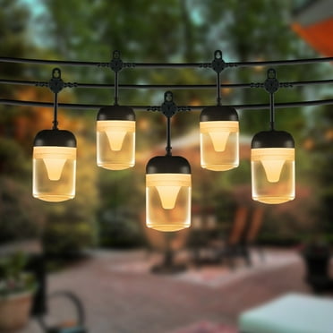 Mainstays 100-Count LED Mini Outdoor String Lights - Walmart.com