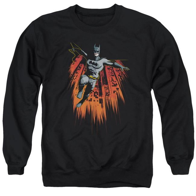 Batman & Majestic Adult Crewneck Sweatshirt, Black - 2X - Walmart.com