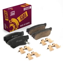Metrix Premium Chassis Parts Rear Ceramic Disc Brake Pad Set D813 Fits ...