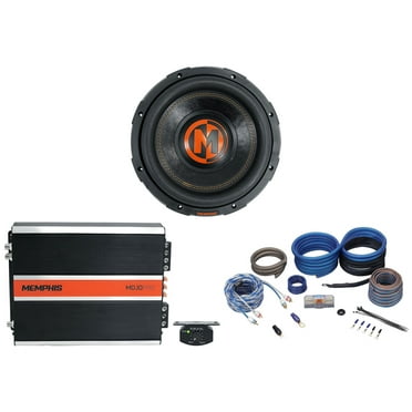 Memphis Audio MOJO Pro MJP844 8" 1500w Competition Car Subwoofer DVC 4 ...