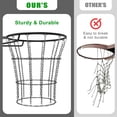 Basketball Net Black B Heavy Duty Rustproof Steel 12-loop Replacement ...