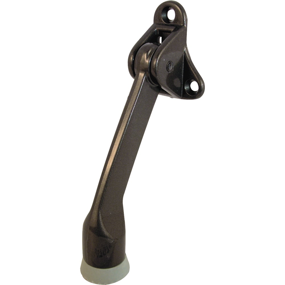 Prime-Line Zinc Bronze Brown Door Stop w/Holder Mounts to door ...
