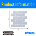 Art3d 10-Pack 12"x12" Peel and Stick Backsplash Tile Stickers for ...