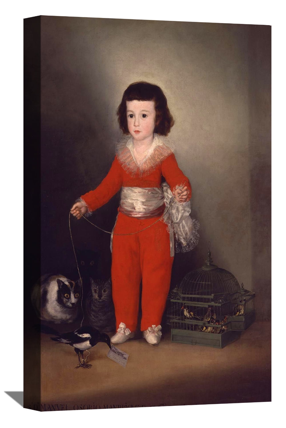 Francisco Goya Painting Art Print Manuel Osorio Canvas Art Print Frame Wall Art - Walmart.com