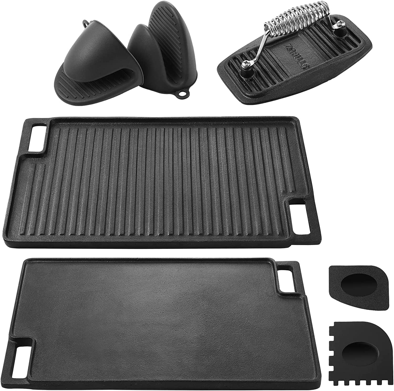 FSROLTPI Cast Iron Griddle Pan For Stove Top FSROLTPI Grill Pan With fsroltpi-cast-iron-griddle-pan-for-stove-top-fsroltpi-grill-pan-with