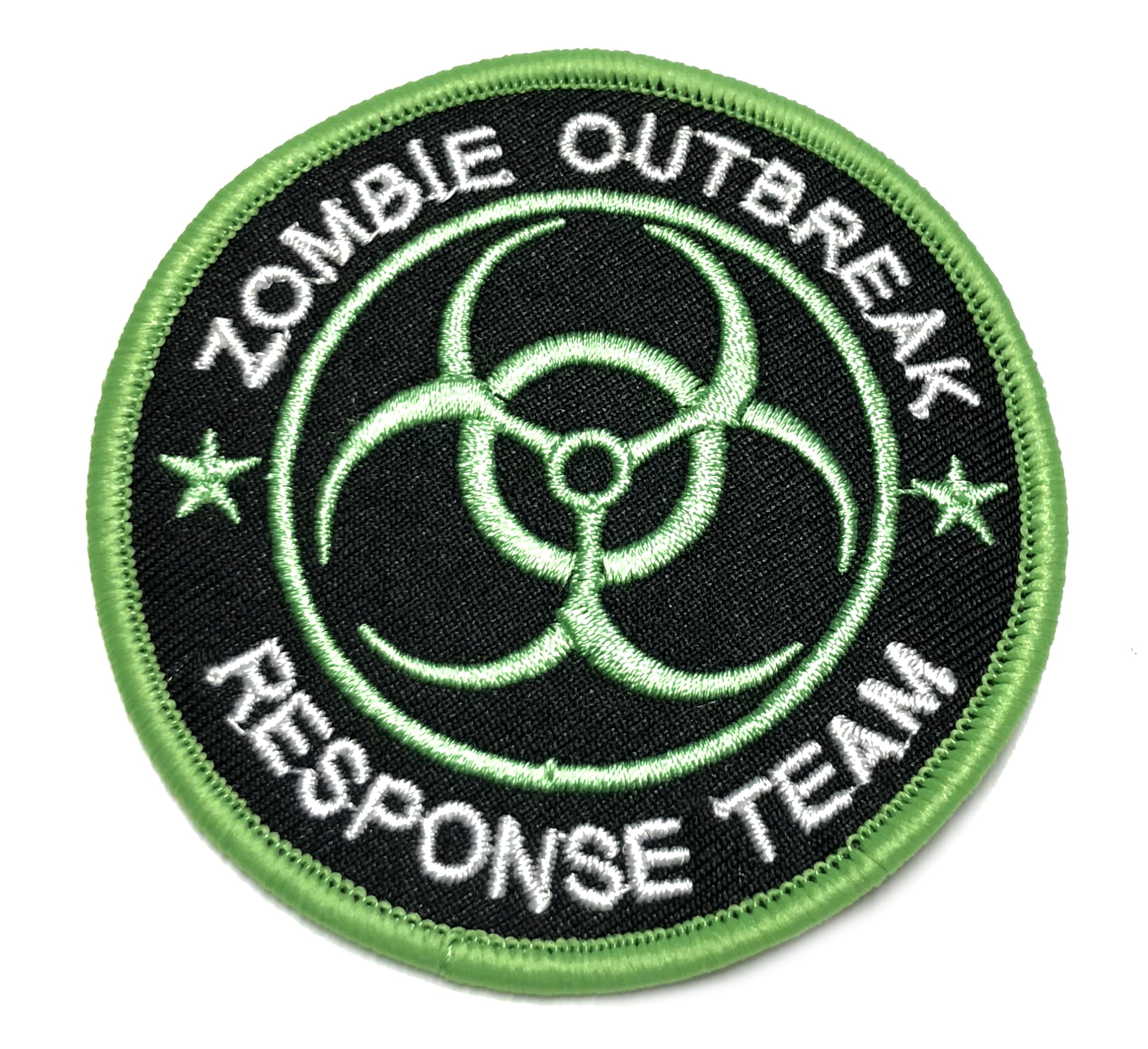 Zombie Outbreak Response Team Green Embroidered Patch Iron/Sew-On ...
