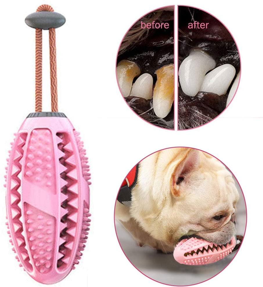 Toothbrush stick, ball treat dispenser for dogs Puppy dental care ...