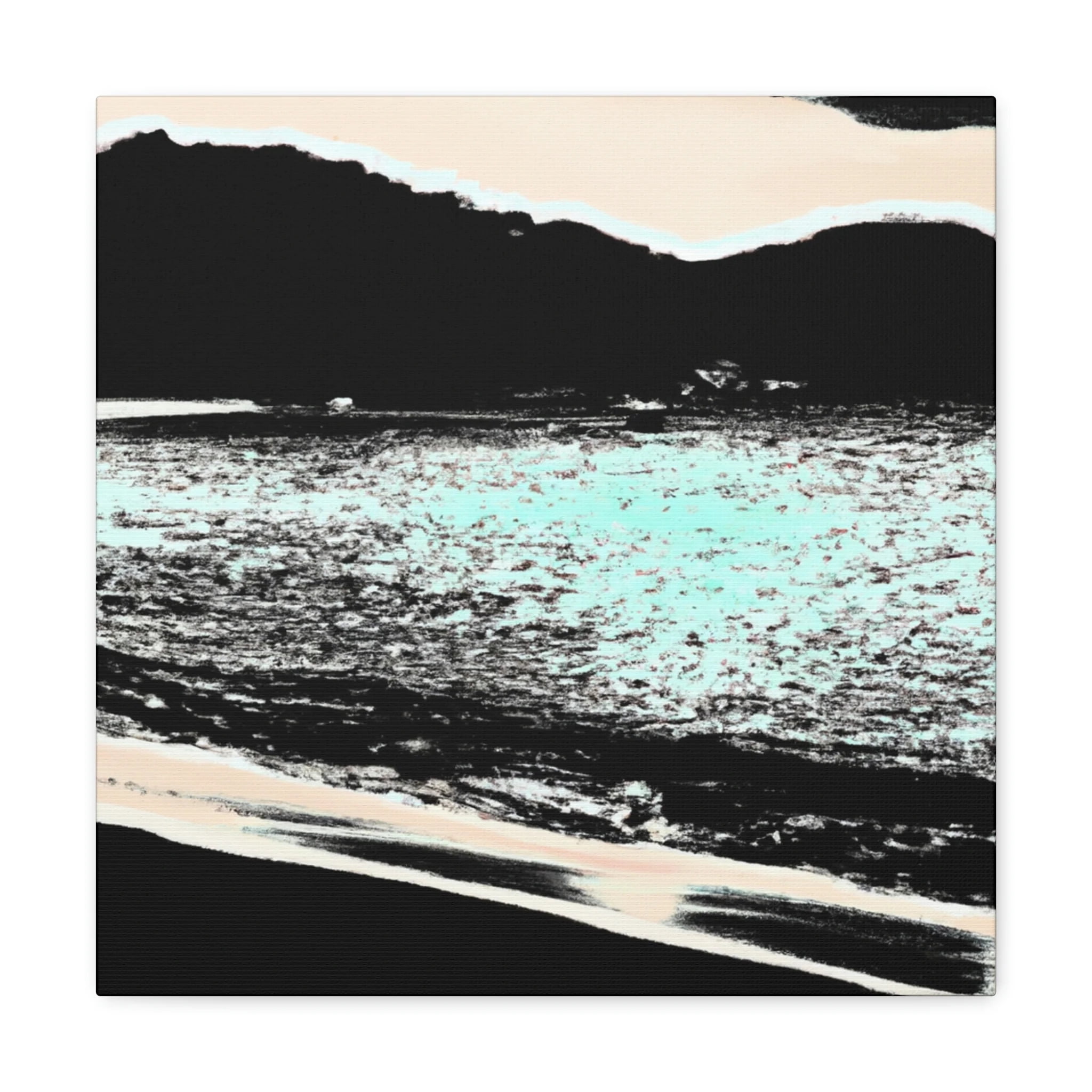 Beaches of Bold Color - Canvas - Walmart.com