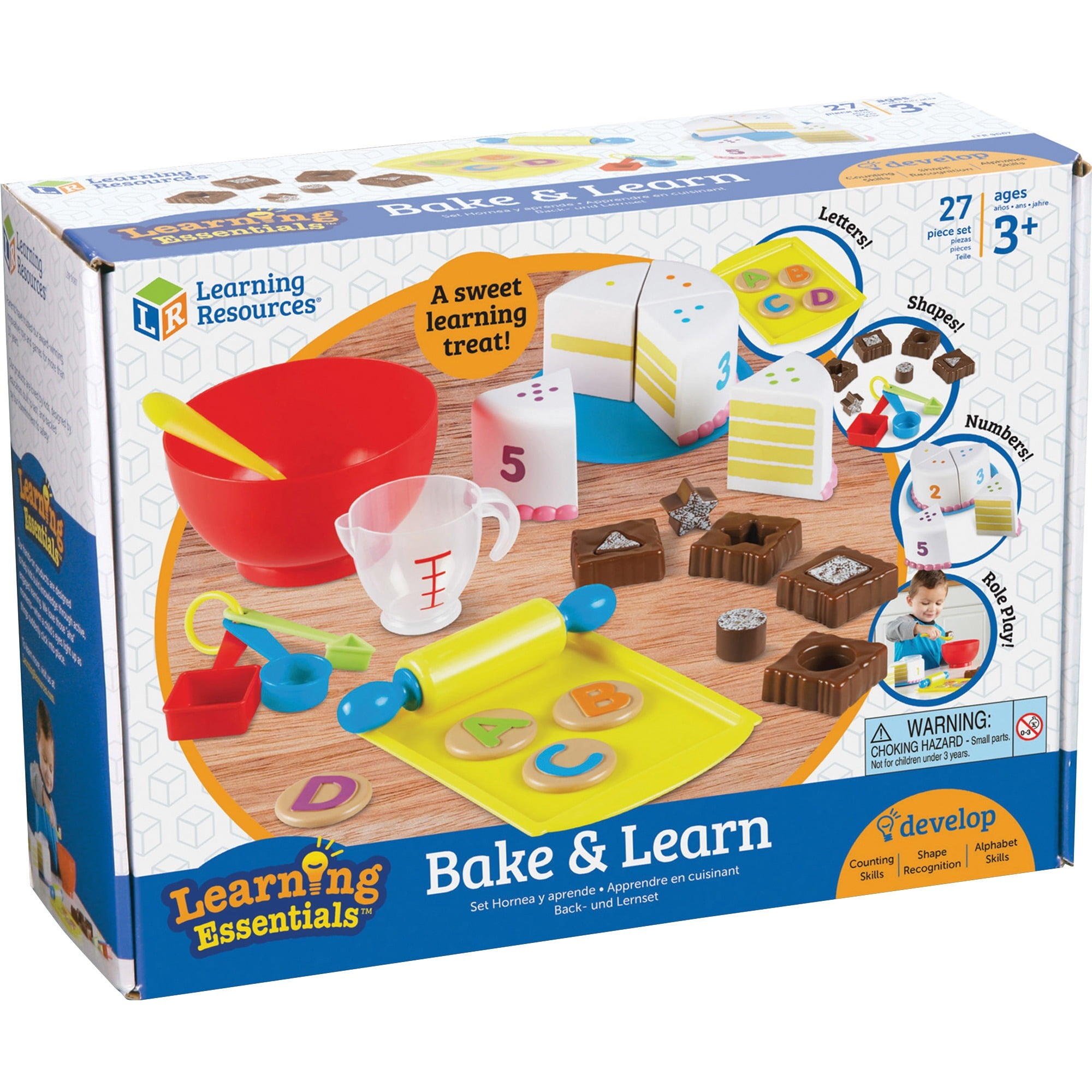 Learning Resources, LRNLER9087, Bake and Learn, 1 Set, Multi - Walmart ...