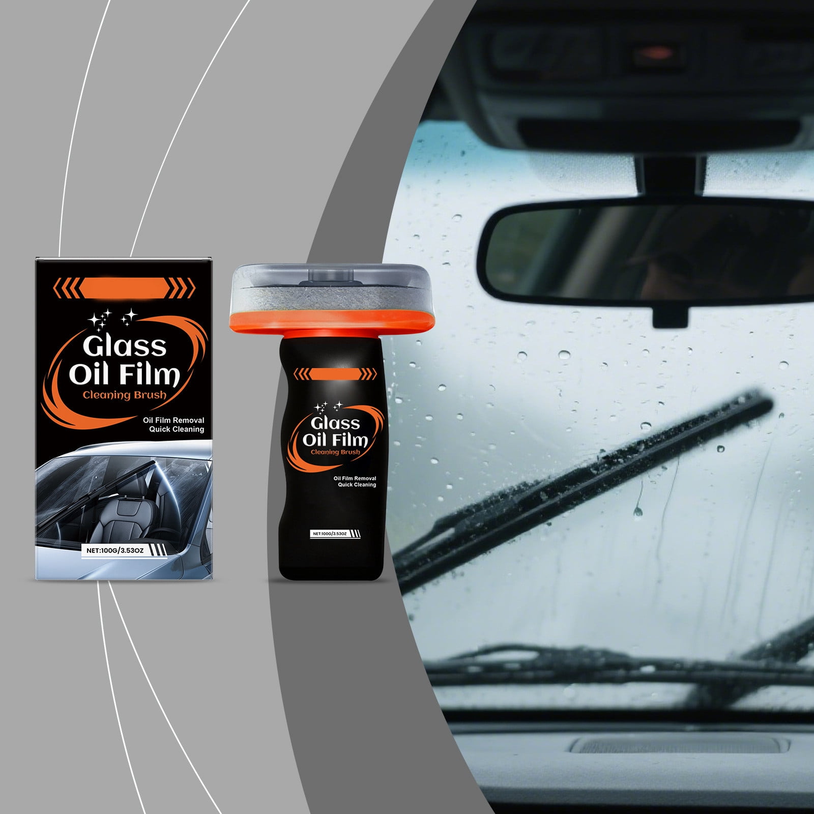 Click here for Lsljs Car Glass Oil Film Cleaning Brush 100ml  Hou... prices