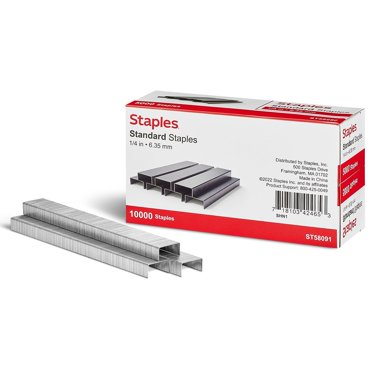 MAX HD-50DF STANDARD 5000pk 1/4" STAPLES - 5,000 page yield - Walmart.com