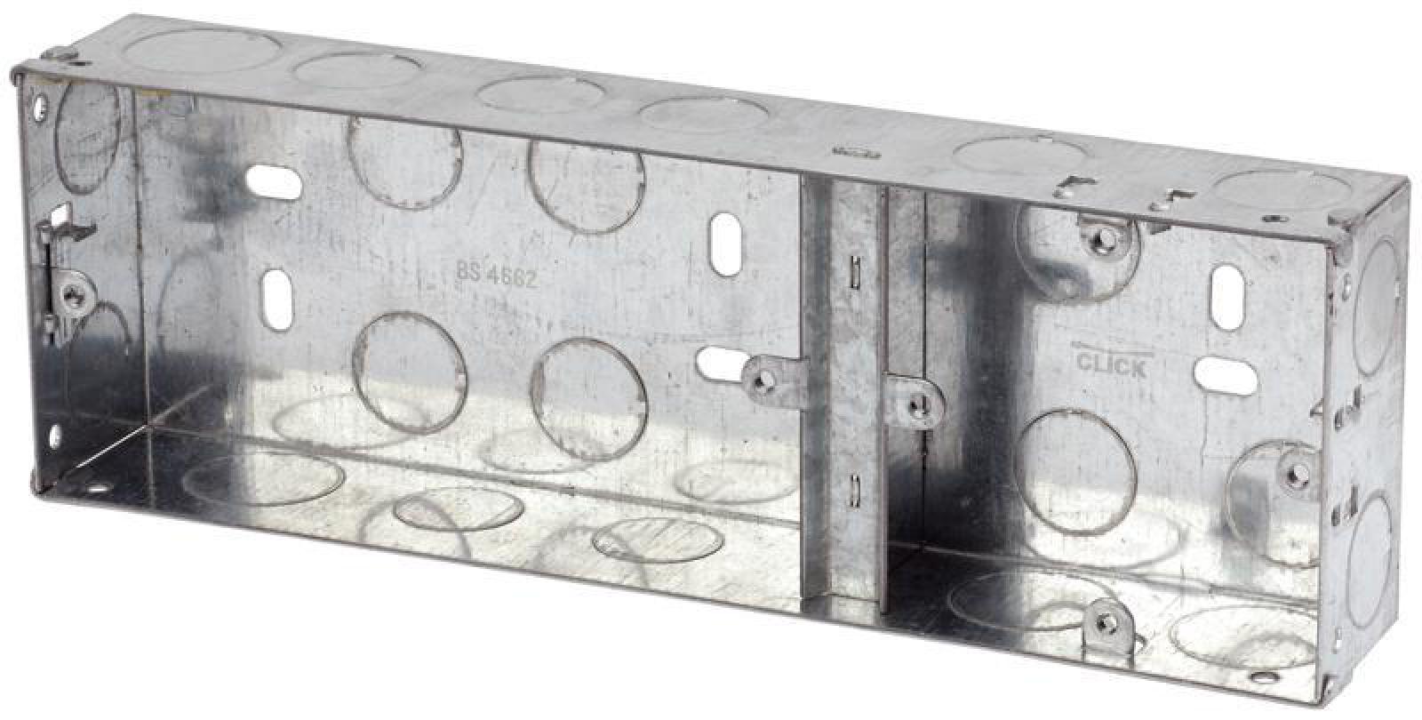 CLICK - Steel Back Box, 1- & 2-Gang Dual, 35mm (D) - Walmart.com